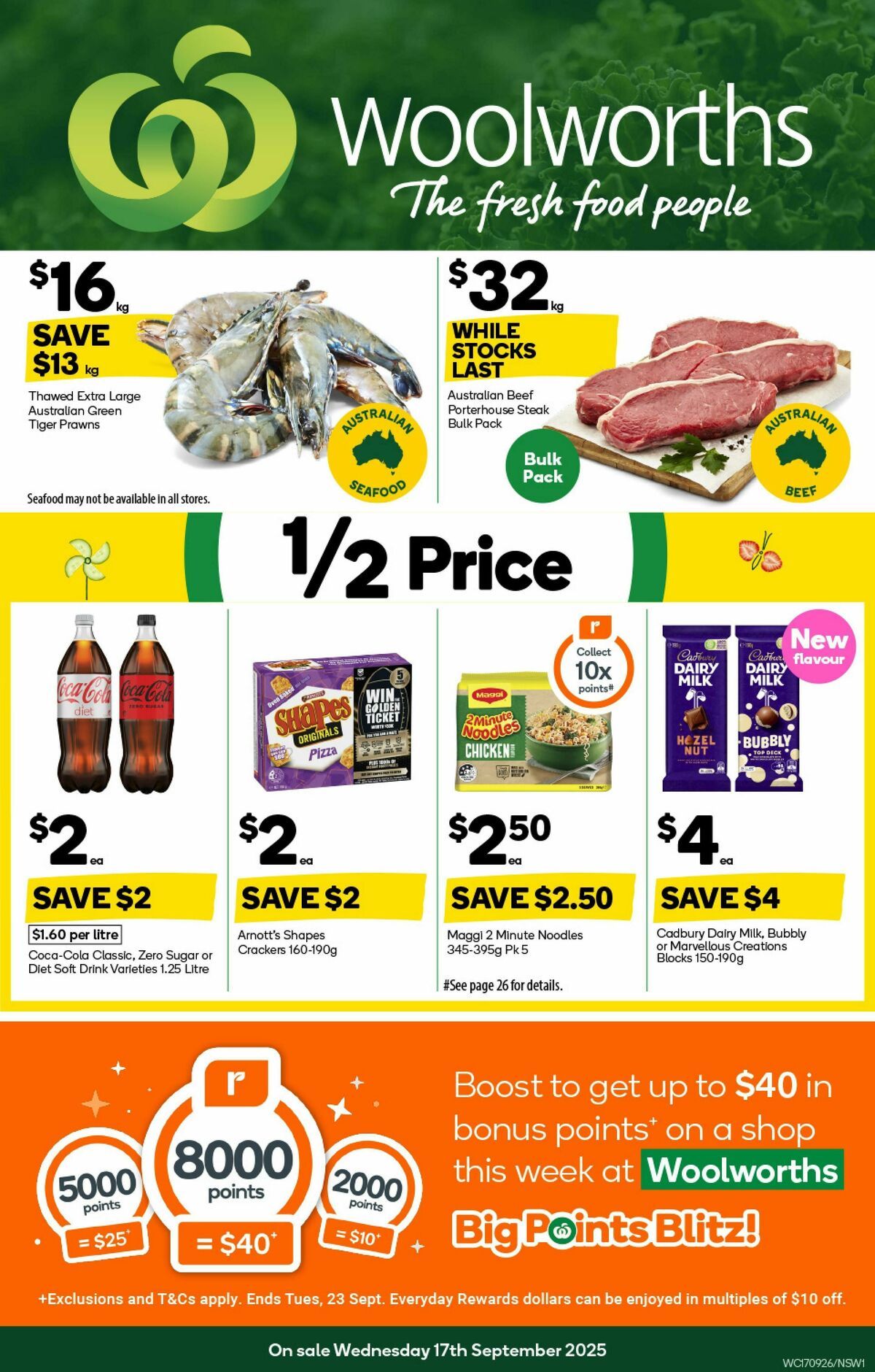 Woolworths Catalogues & Specials from 17 September